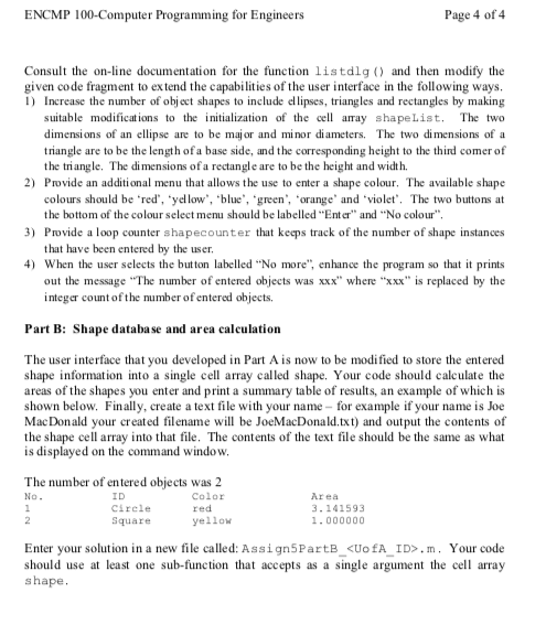 Encmp 100 Computer Programming For Engineers Page 1