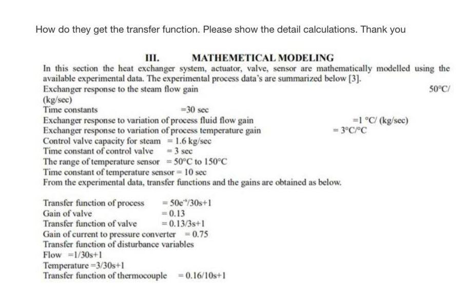 Solved Please show me how to create mathematical modelling | Chegg.com
