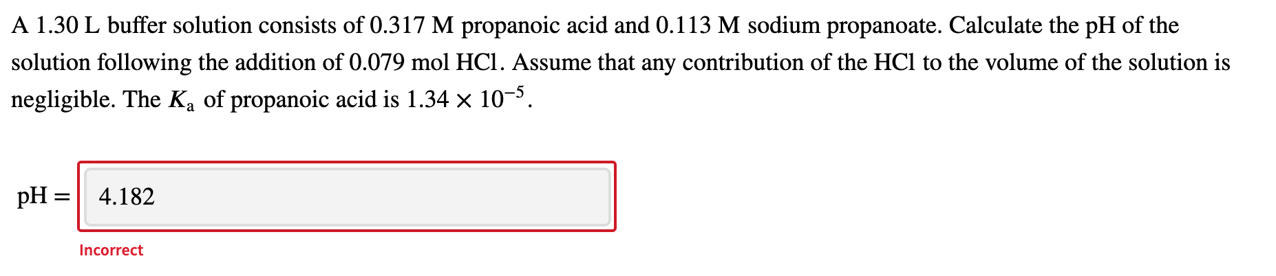 Solved A 1.30 L buffer solution consists of 0.317 M | Chegg.com