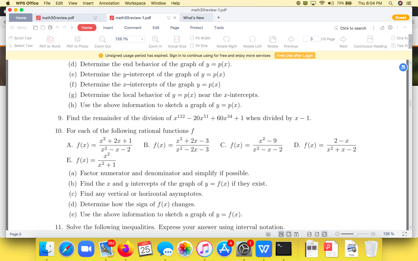 Solved WPS Office File Edit View Insert Annotation Workspace | Chegg.com
