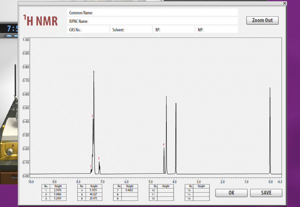 Solved 6. To collect a 'H NMR spectrum of your product, | Chegg.com