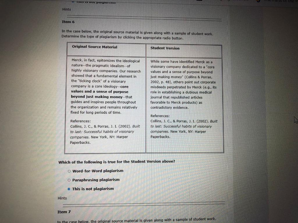 Solved וזוכו ושונישוש ווד בו כוואי- Hints Item 6 In the case | Chegg.com
