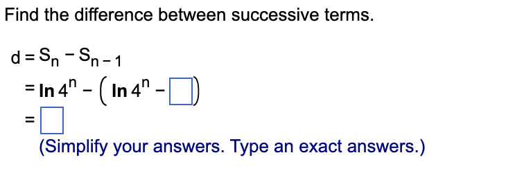 Solved Find the difference between successive terms. | Chegg.com