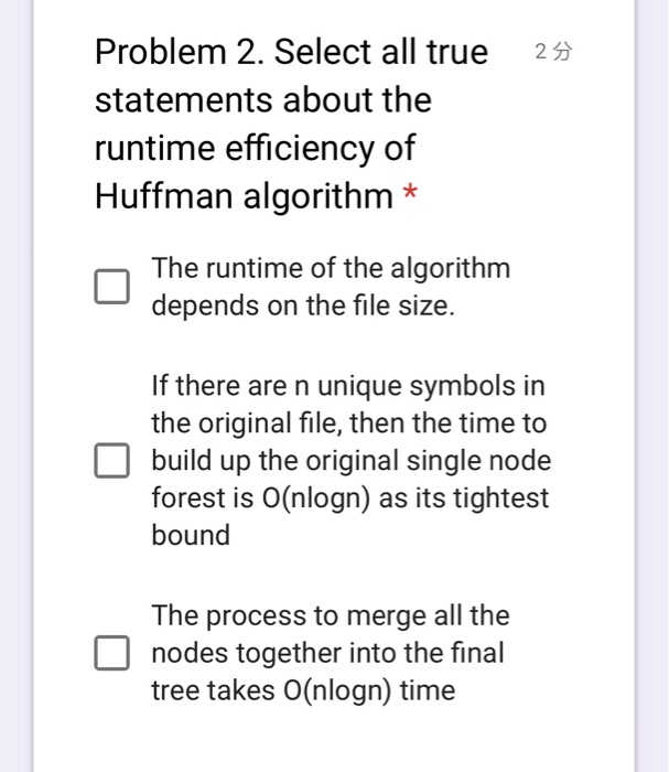 Solved Problem 1 Select All The 2 True Statements About 
