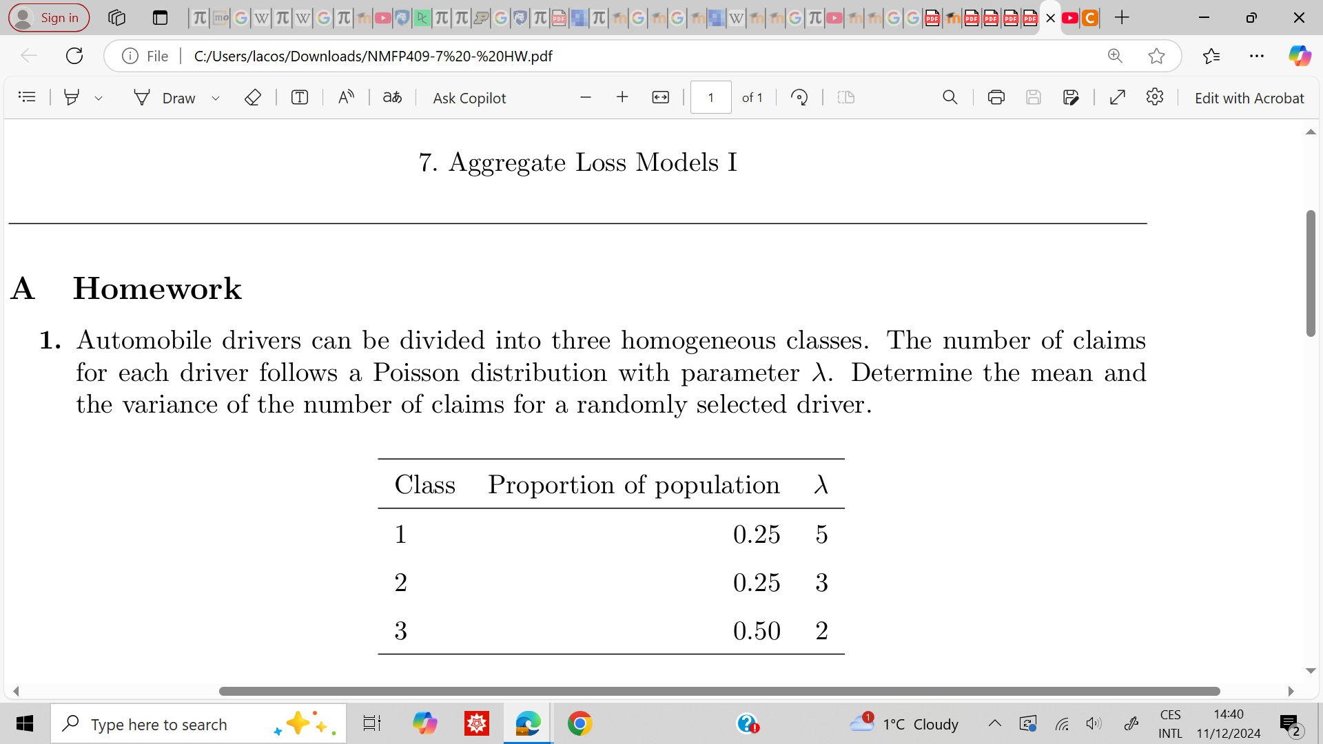 Solved A Homework1. ﻿Automobile drivers can be divided into | Chegg.com