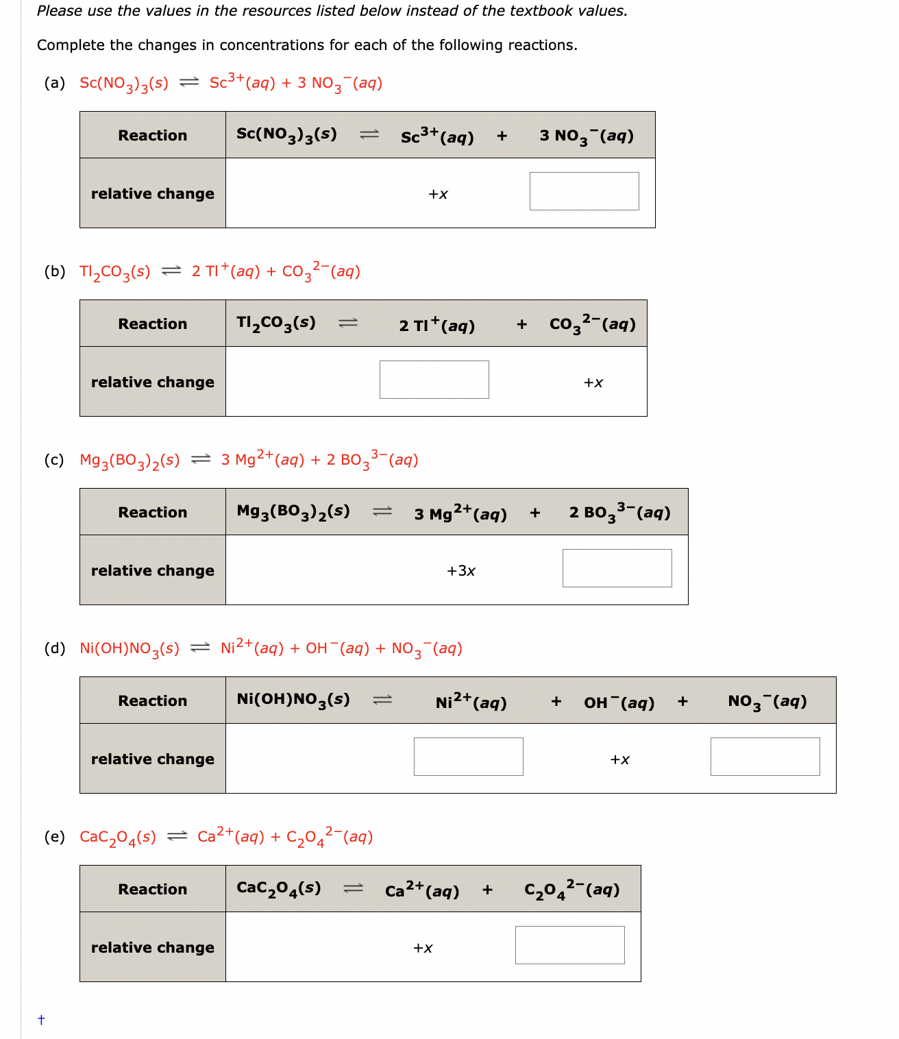 Solved Please use the values in the resources listed below | Chegg.com