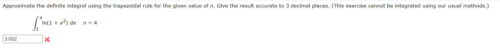 Solved Approximate the definite integral using the | Chegg.com