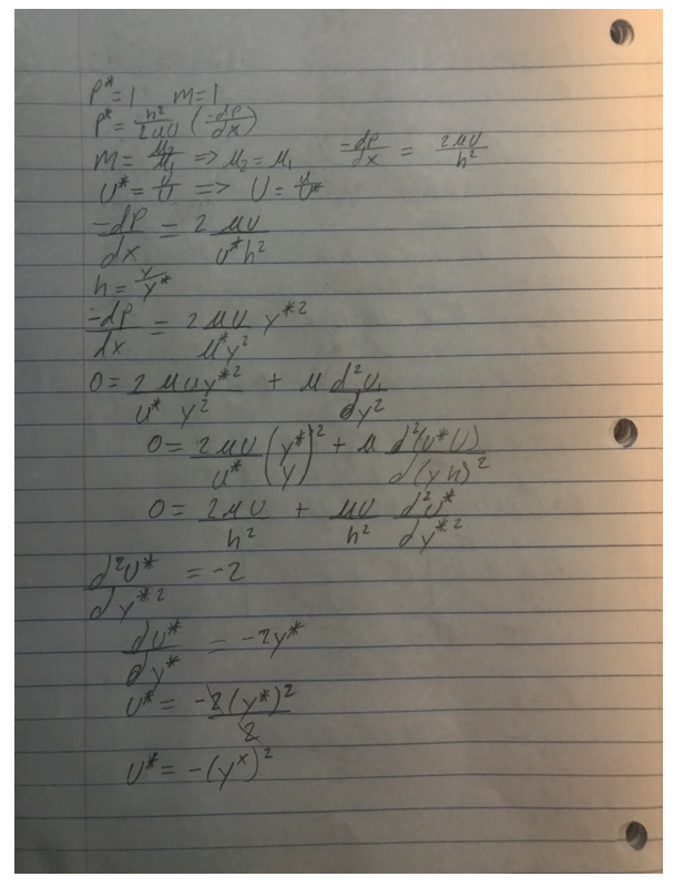 Steady State Numerical Solution of Flow Near a Wall | Chegg.com