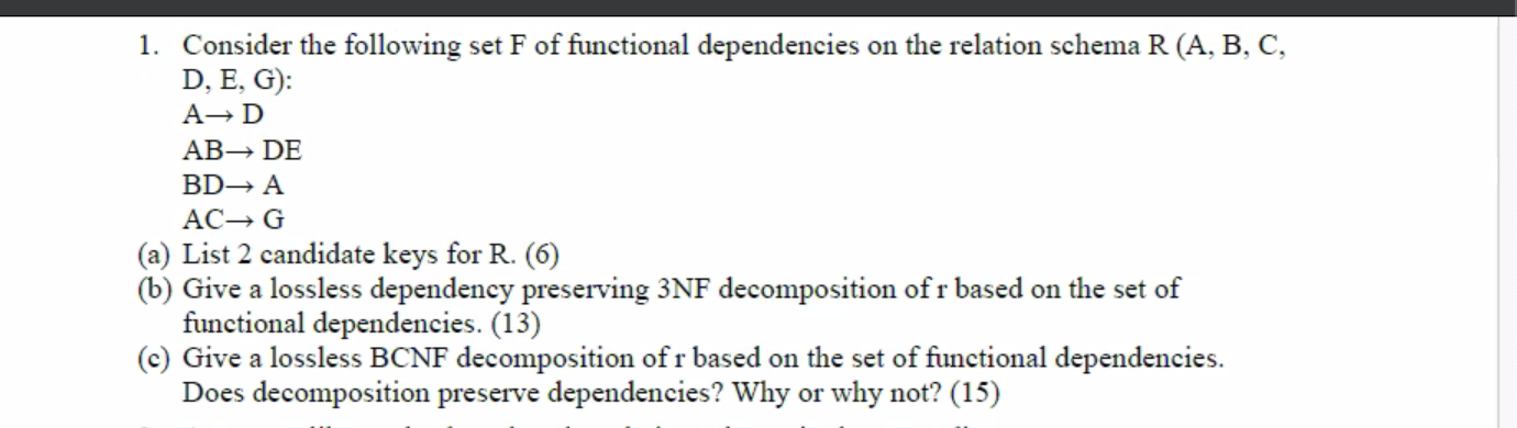 1. Consider the following set F of functional | Chegg.com
