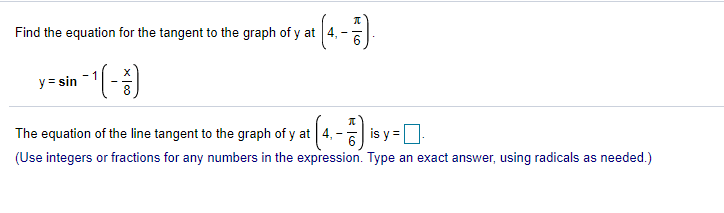 Solved Find the equation for the tangent to the graph of y | Chegg.com