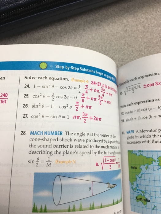 Solved Mach Number The angle theta at the vertex of the | Chegg.com