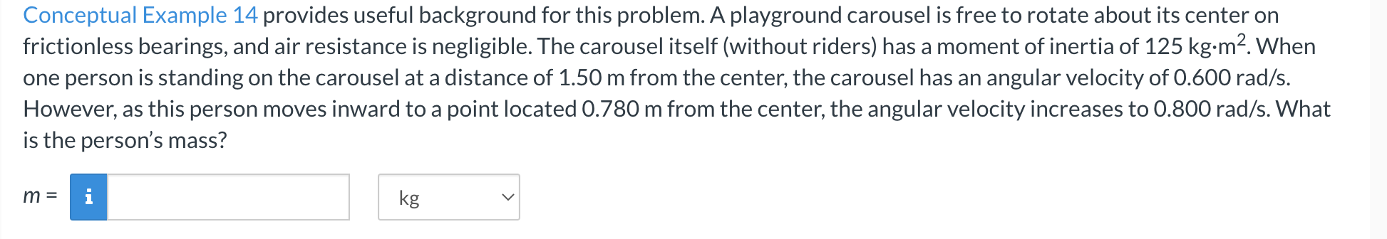 Solved Conceptual Example 14 provides useful background for | Chegg.com