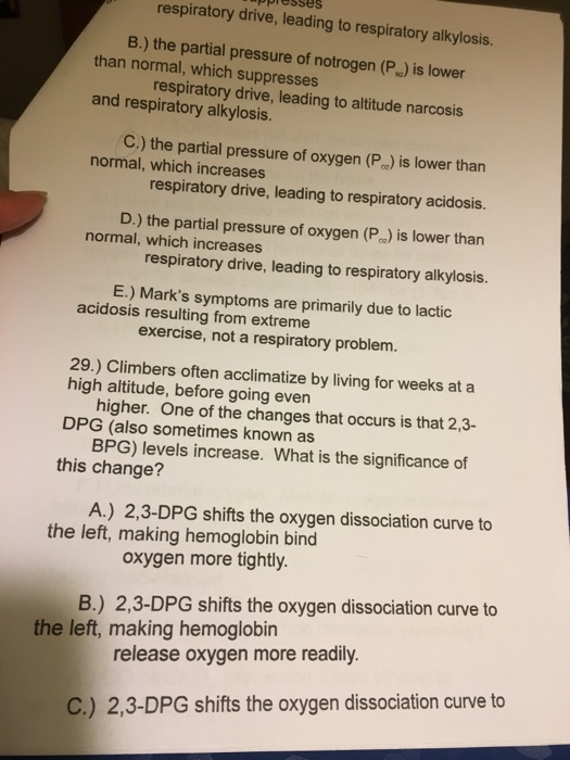 Solved Ppresses respiratory drive, leading to respiratory | Chegg.com