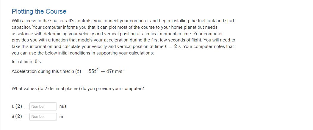 Solved Plotting the Course With access to the spacecraft's | Chegg.com