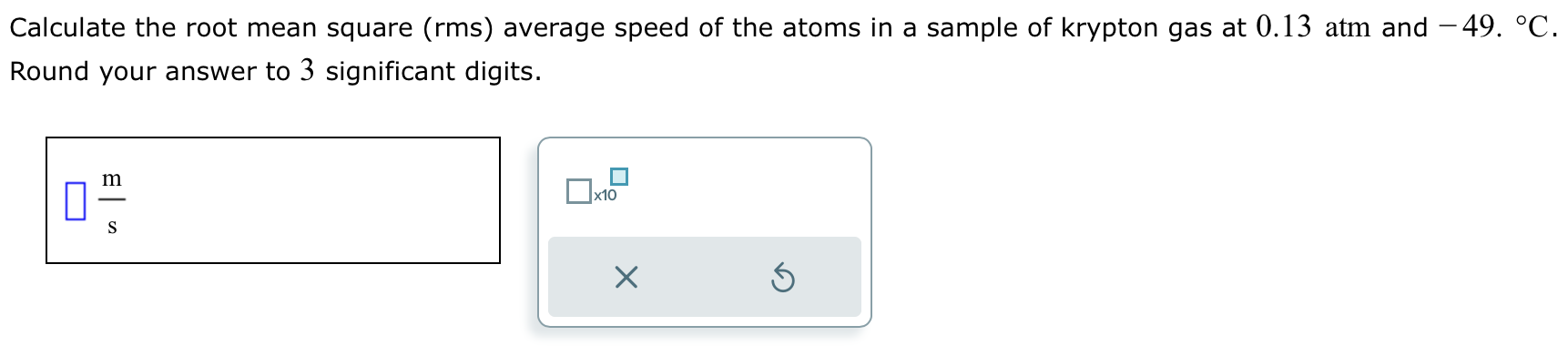 Solved Calculate the root mean square ( rms ) ﻿average speed | Chegg.com