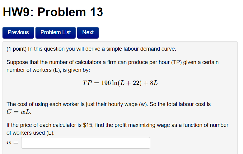 Solved HW9: Problem 8 Previous Problem List Next (1 point) | Chegg.com