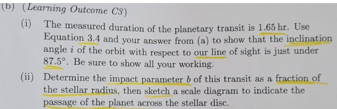 Solved D) (Learning Outcome C3) (i) The measured duration of | Chegg.com