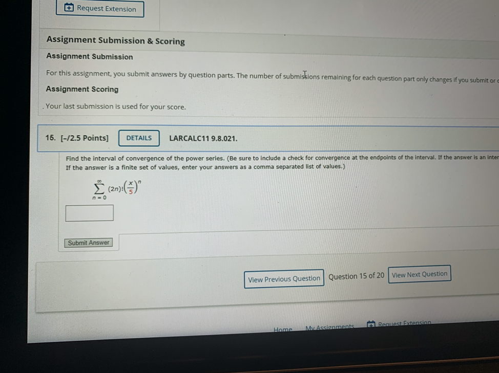 Solved # Request Extension Assignment Submission & Scoring | Chegg.com