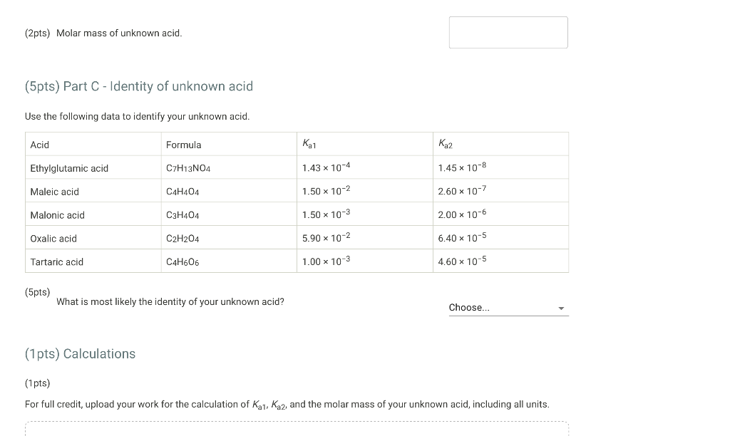 Solved (3pts) 2. Draw a generic pH meter titration curve for | Chegg.com