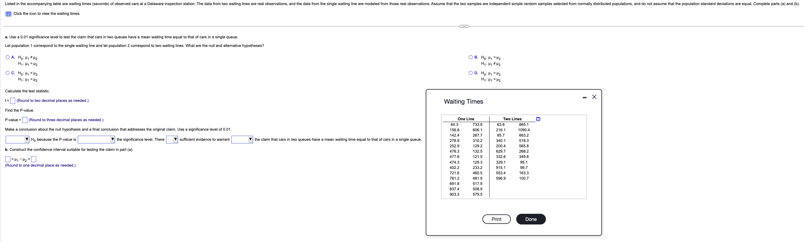 Solved One Line Two Lines64.3 63.6156.8 216.1142.4 | Chegg.com