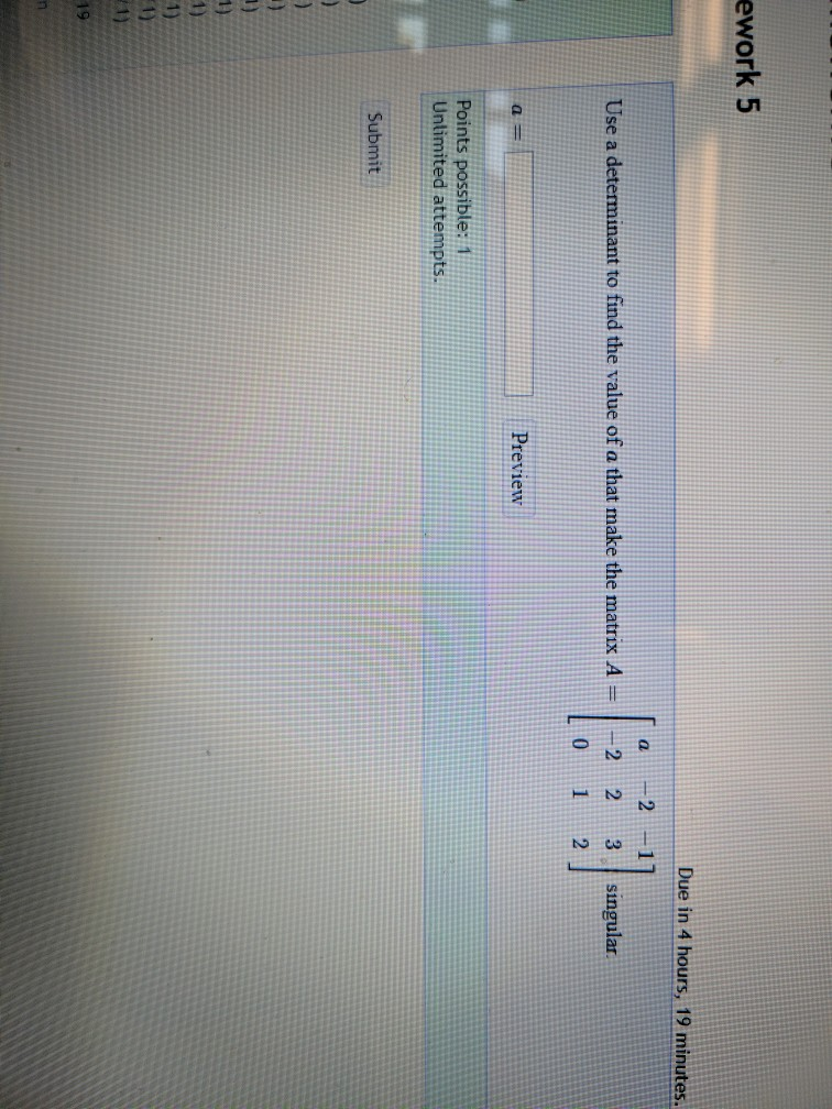 Solved ework 5 Due in 4 hours, 19 minutes a 211 2 Use a | Chegg.com