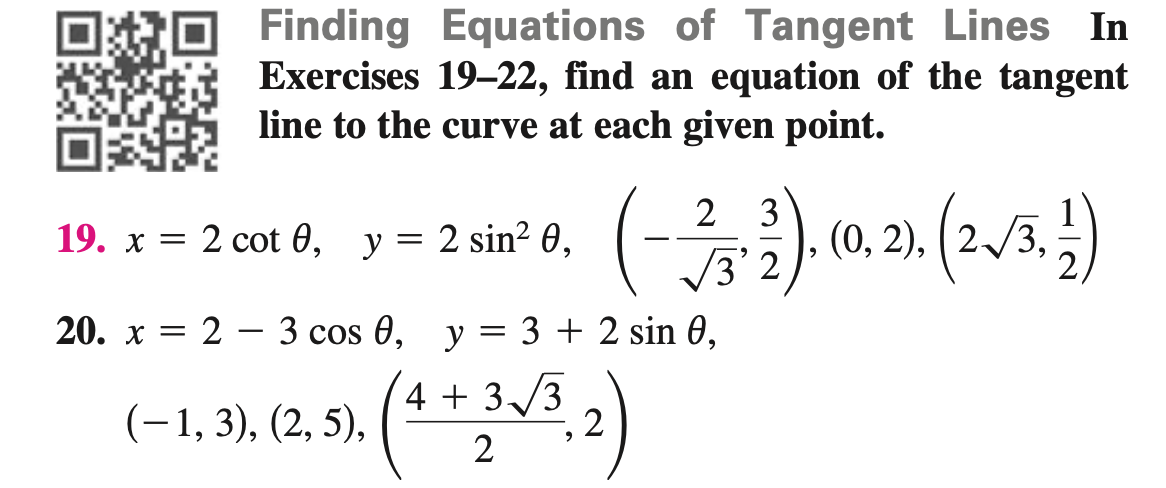Solved Finding Equations of Tangent Lines In Exercises | Chegg.com