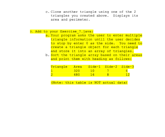 Solved Problem Description A Design A Class Named Triangle 
