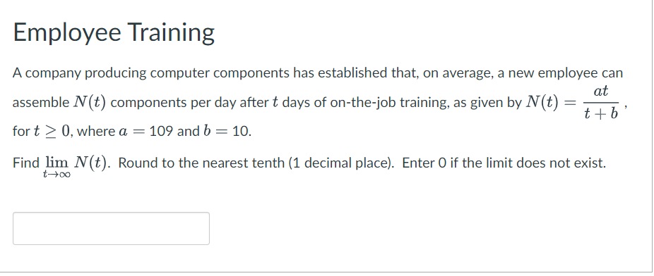 Solved Employee Training A company producing computer | Chegg.com