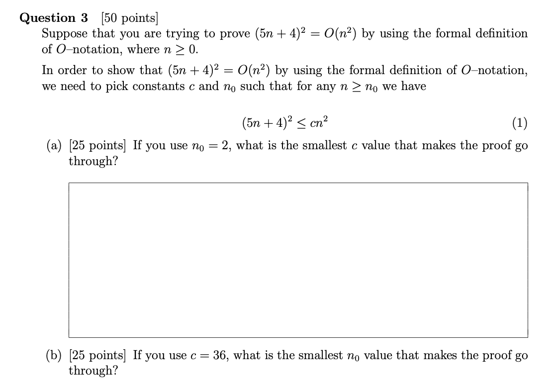 Solved uestion 3[50 points ] Suppose that you are trying to | Chegg.com