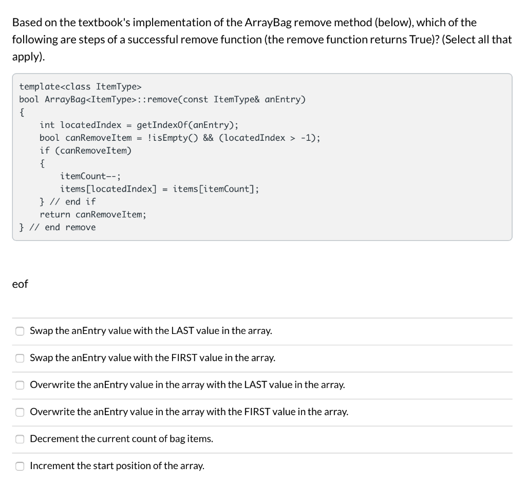 Solved Based on the textbook's implementation of the | Chegg.com