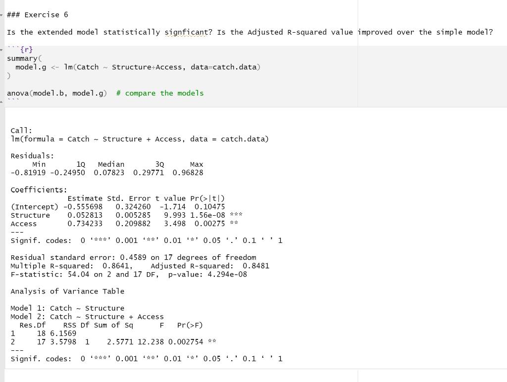 I have a few questions on this R Studio exercise that | Chegg.com