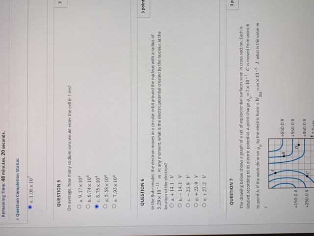 Remaining Time: 48 minutes, 20 seconds. Question | Chegg.com