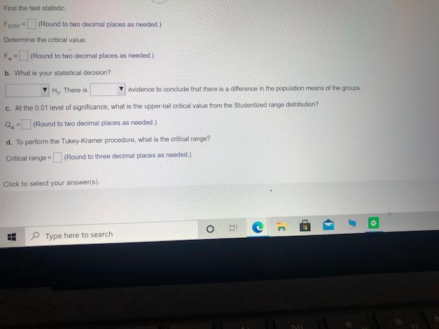 Solved Degrees of Freedom C-1 = 4 Sum of Squares SSA = 200 | Chegg.com