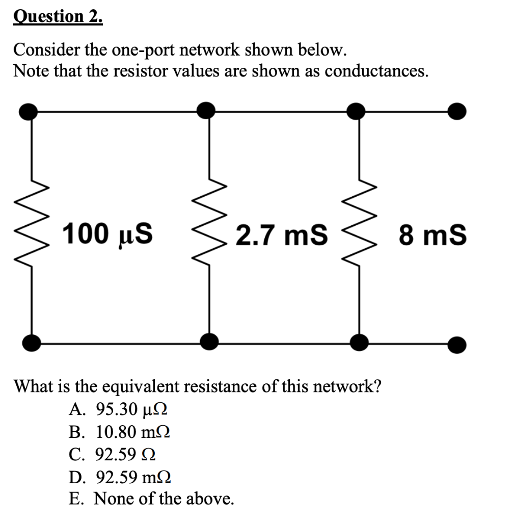 Solved Consider the one-port network shown below. Note that | Chegg.com