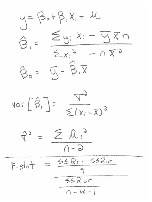 Attached is a formula sheet, please explain what the | Chegg.com
