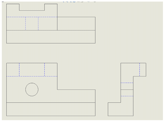 Solved Please create 3D sketch for the following multi‐view | Chegg.com