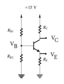 Solved Design the circuit below for Vcc = +15V 1) NPN | Chegg.com