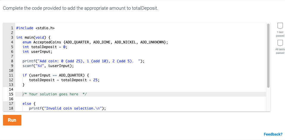 Solved Print either "Fruit", "Drink", or "Unknown" (followed | Chegg.com