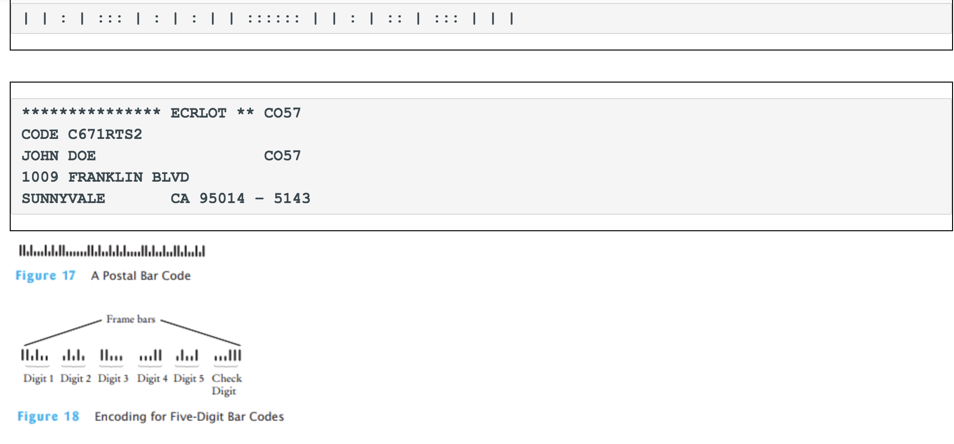 5.21 P5.6 Postal bar codes. Write a program that asks | Chegg.com