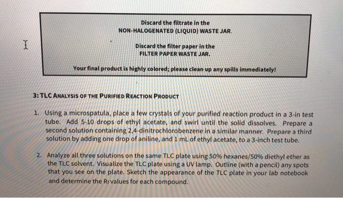 Solved 2. What eluent is used for the TLC analysis in this | Chegg.com