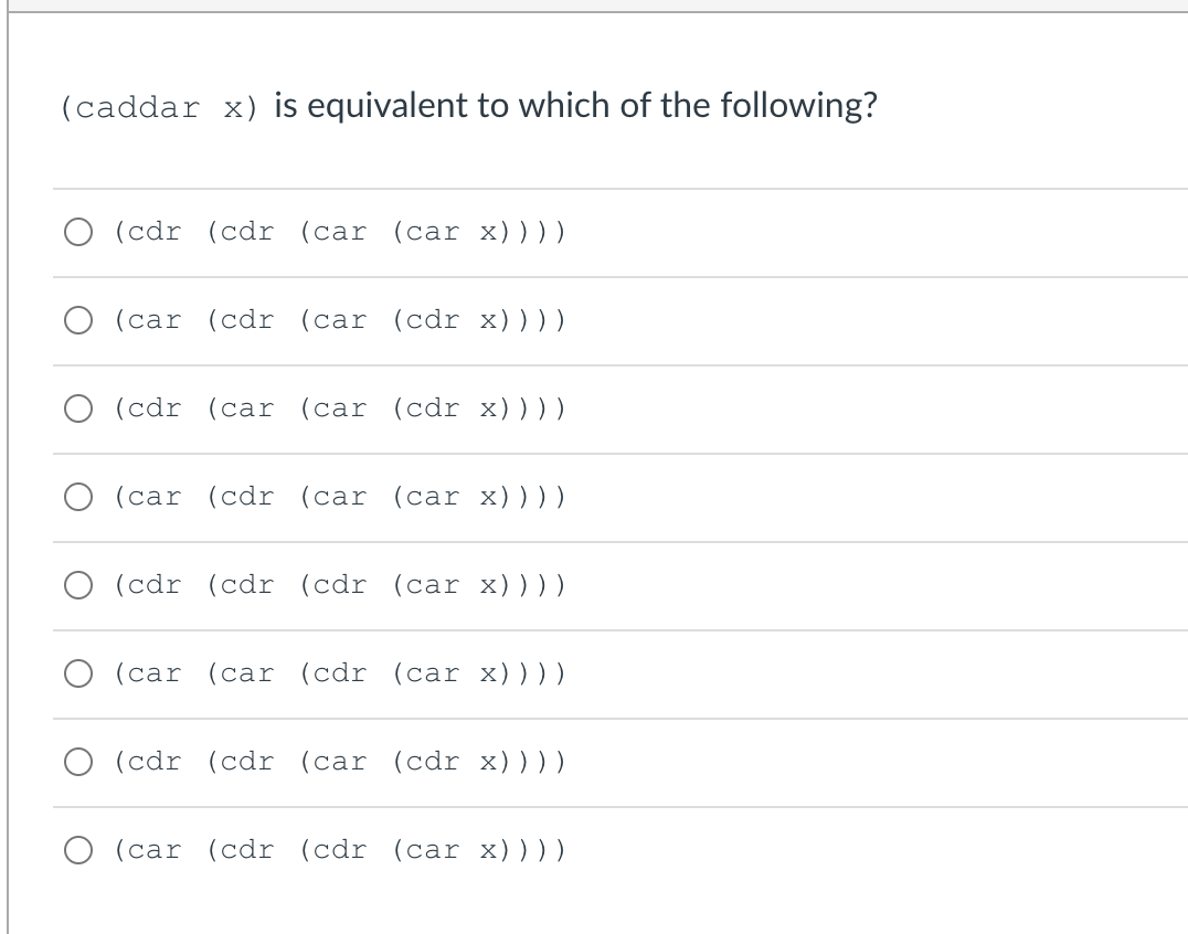 Solved Racket functions look up the values of non-local | Chegg.com