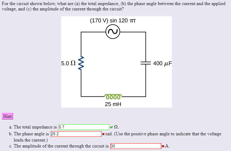 Solved For the circuit shown below, what are (a) the total | Chegg.com