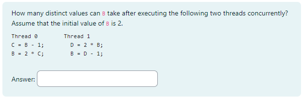 The following code snippets can deadlock with each | Chegg.com The following code snippets can deadlock with each | Chegg.com