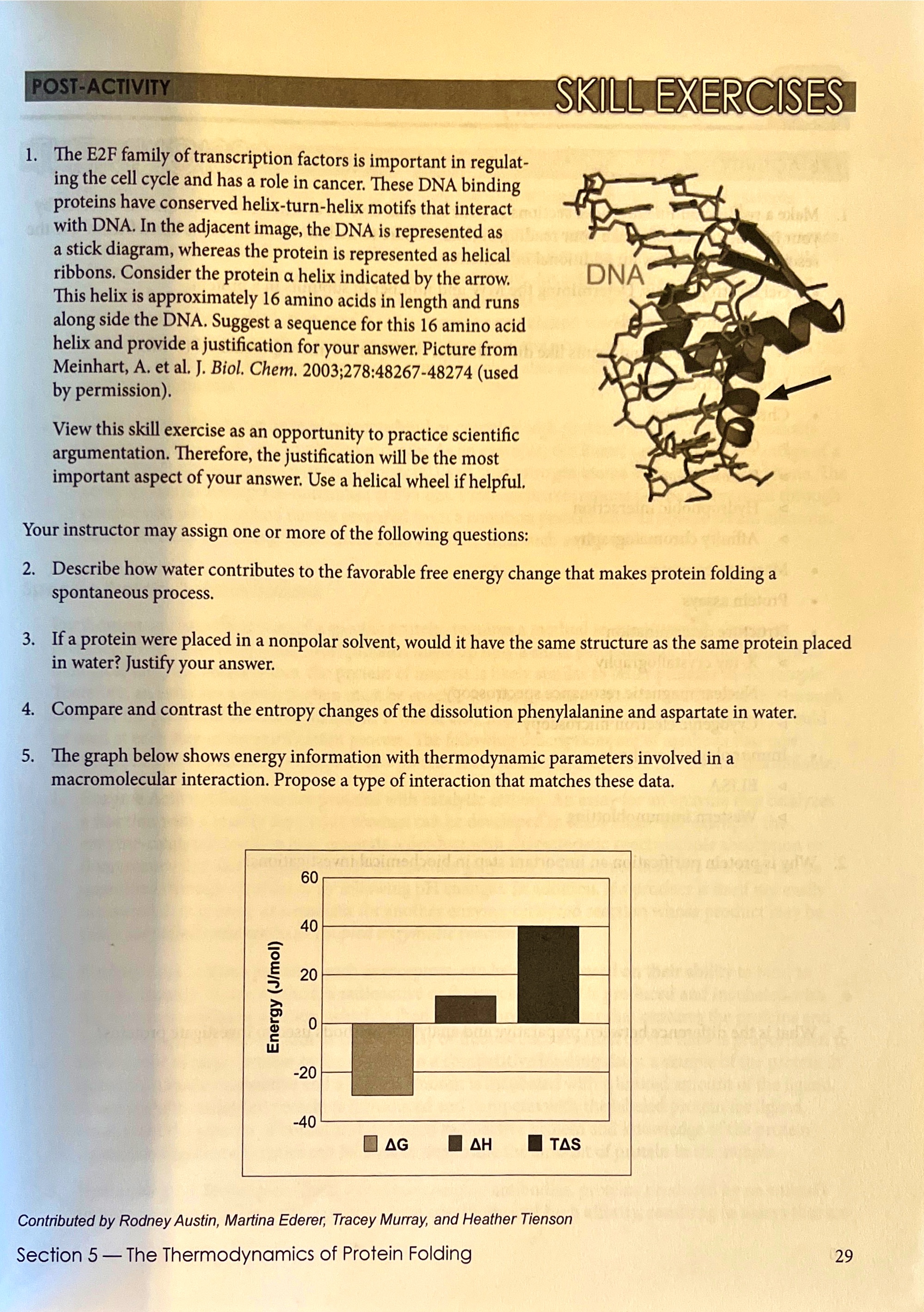 Solved POST-ACTIVITY 1. The E2F family of transcription | Chegg.com