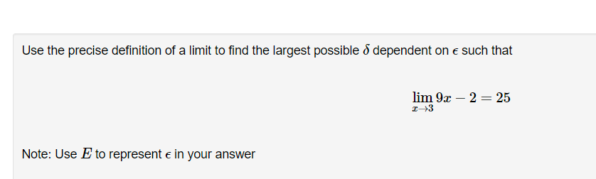 Solved Use the precise definition of a limit to find the | Chegg.com