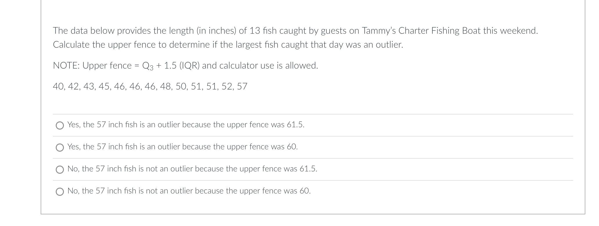 Solved The data below provides the length (in inches) of 13 | Chegg.com