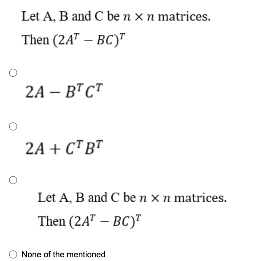 [Solved]: Let ( mathrm{A}, mathrm{B} ) and ( mathrm{