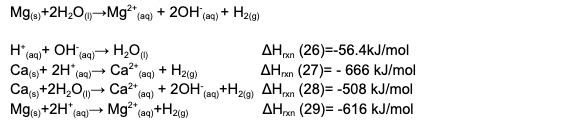 Solved Mg(s)+2H2O(j)→Mg2+(aq)+2OH(aq)+H2(9) | Chegg.com