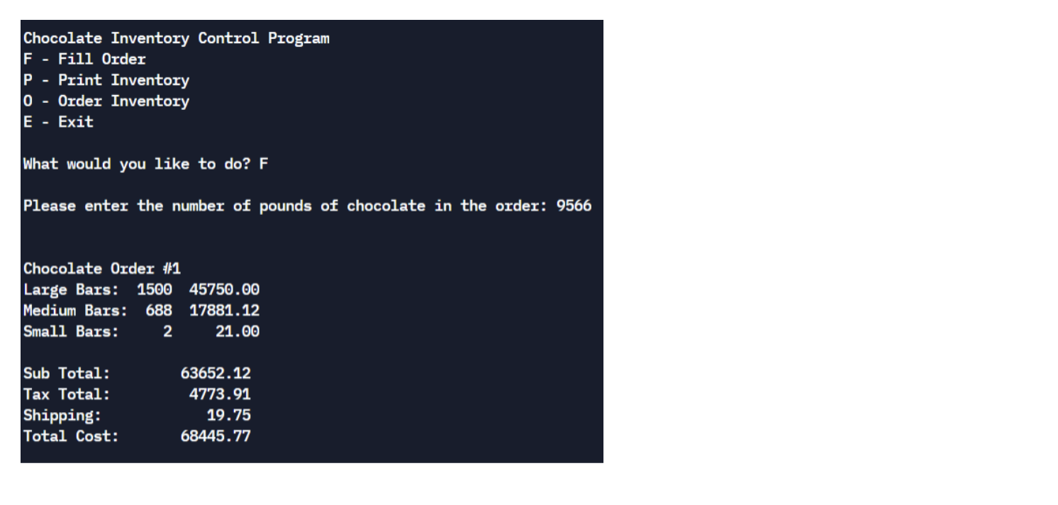 Solved Assignment Problem: You love your job running a | Chegg.com