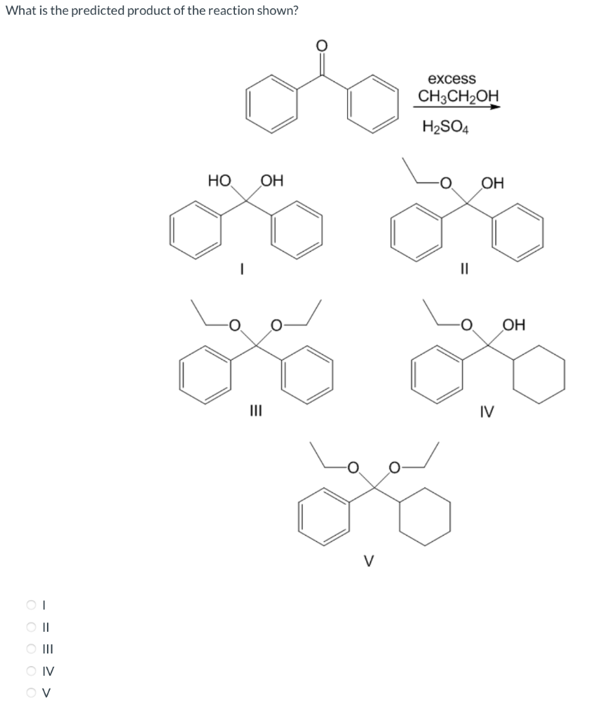 Solved What is the predicted product of the reaction shown? | Chegg.com